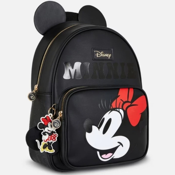 Disney | Bags | Disney Minnie Mouse Ears Backpack With Minnie Mouse ...